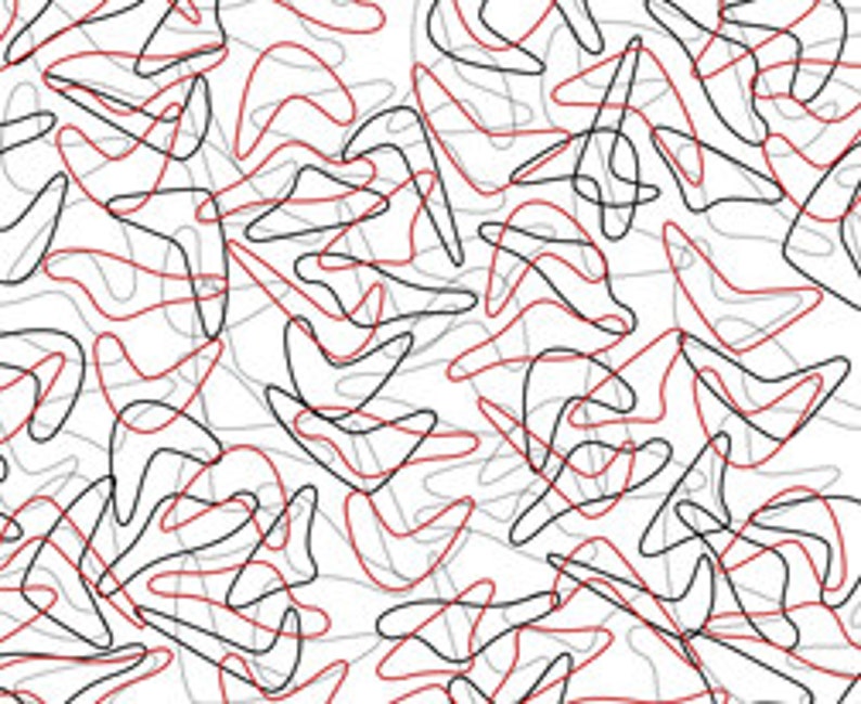 Mid-century Modern Boomerang Atomic Background - Digital Image ...