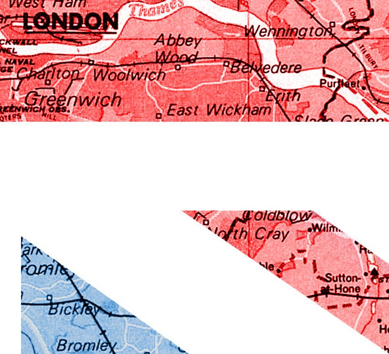 Union Jack Flag UK London Map England Foreign Travel British - Etsy