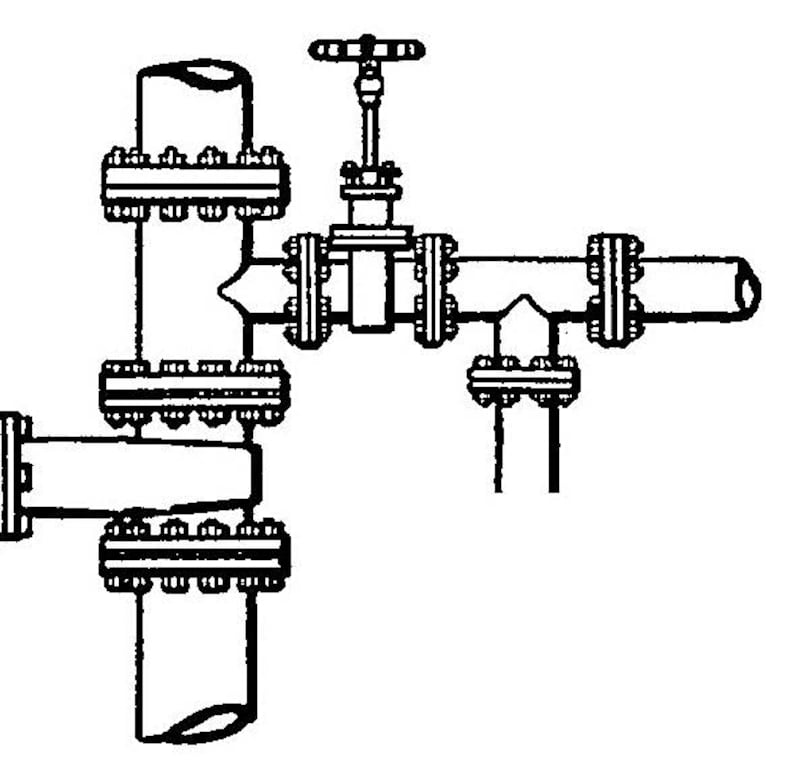 Plumbing Pipes Schematic Diagram Tech Plans Blueprint Design Geek ...