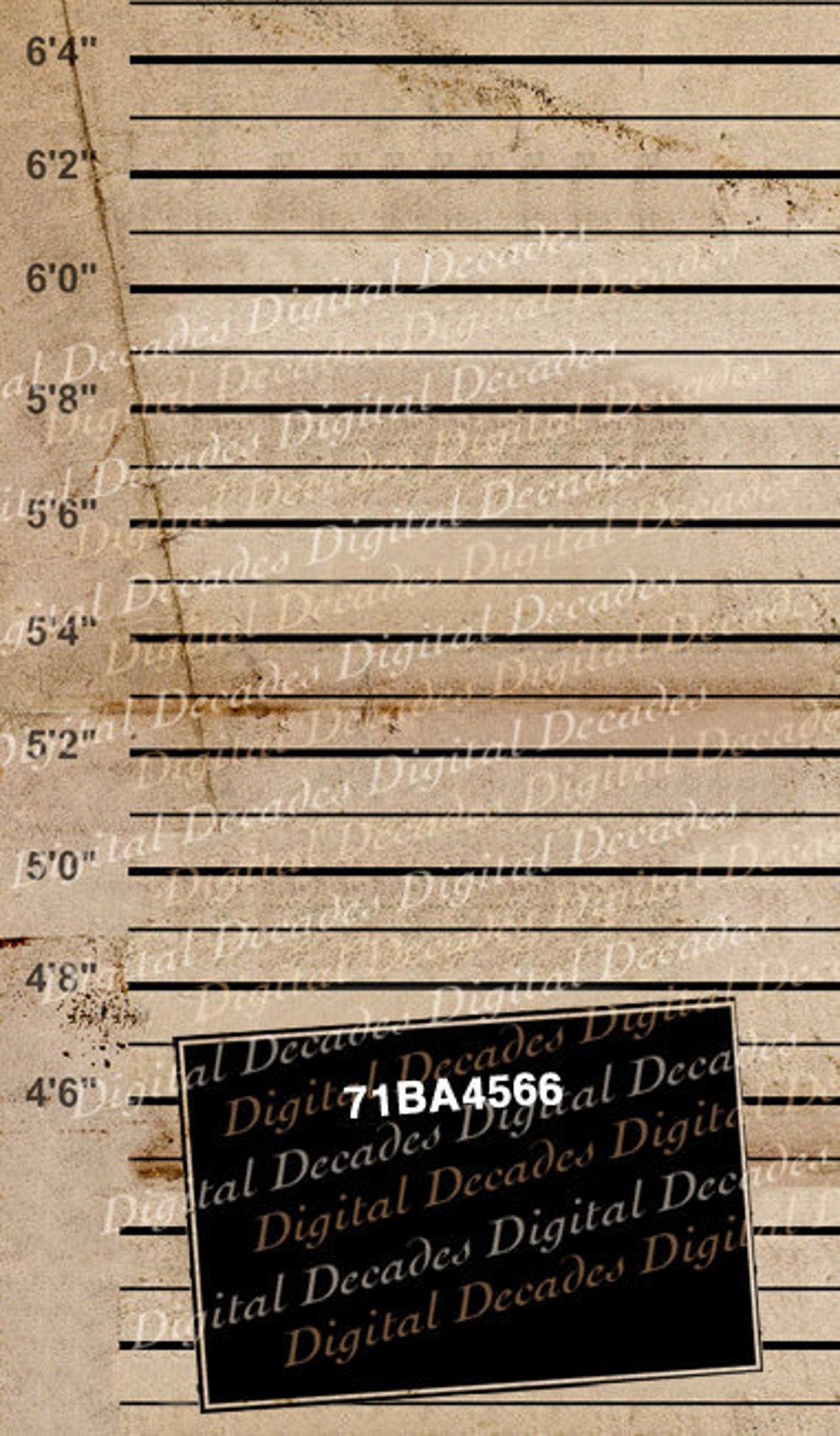 Digital Image - Vintage Mugshot - Border Background Texture Design ...