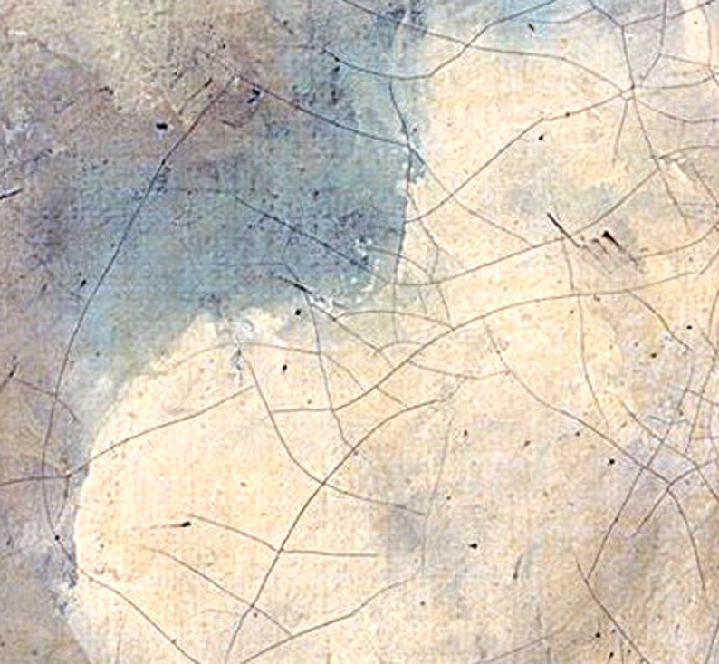 Renaissance Clouds Painting Background Cracked Craquelure Crazed Patina ...
