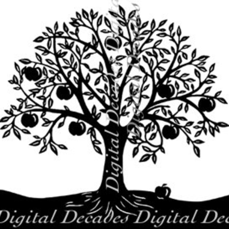 Apple Tree Decal - Etsy