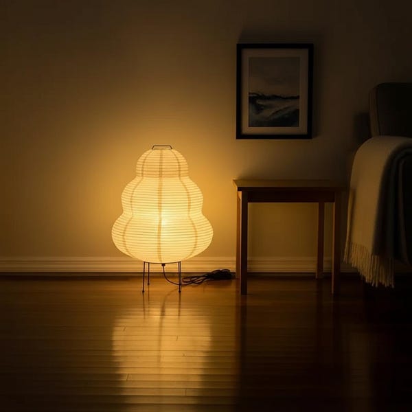 Japandi Floor Lamp Paper - Etsy