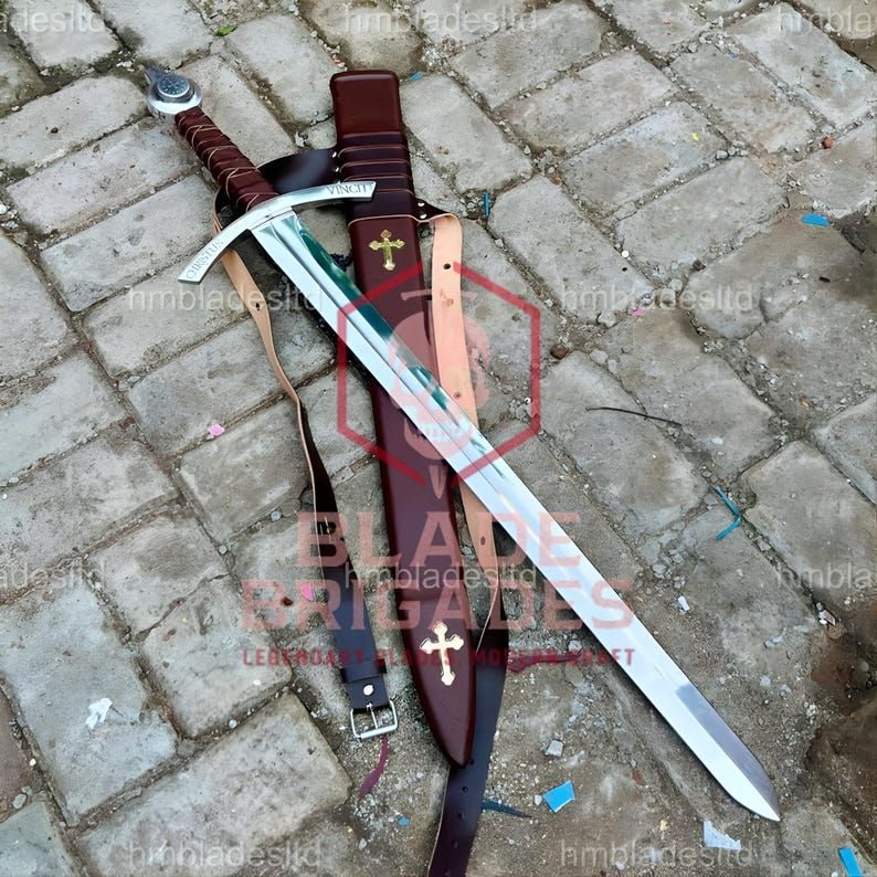 Handmade Knights Templar Sword | Medieval Crusader Replica - Etsy