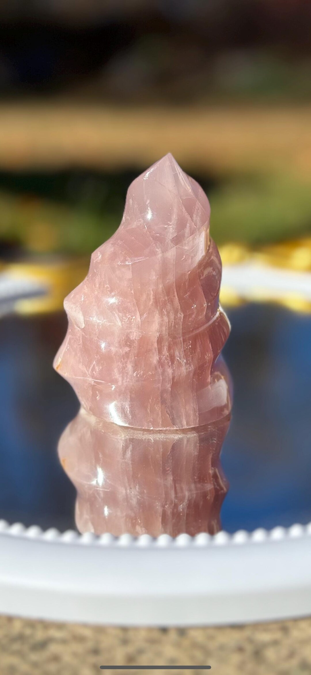 Rose Quartz Flame - Etsy
