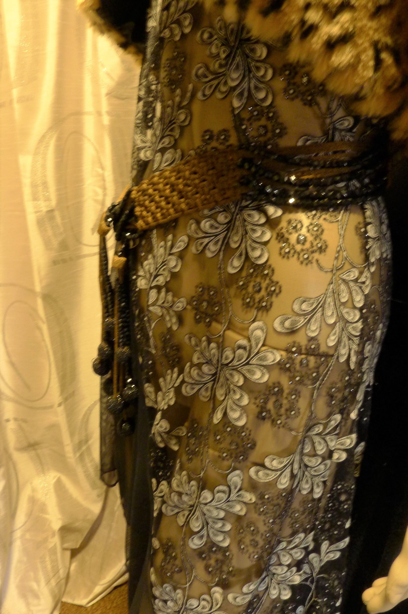 Antique Belt Edwardian Collector 1880 Jet and Metal Trim - Etsy