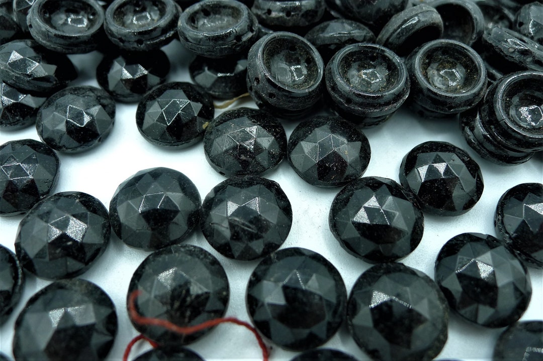 13MM French Jet Beads(100pieces) Antique - Etsy