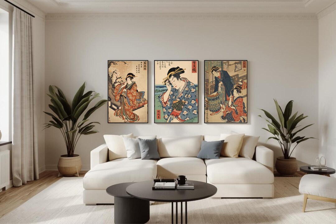 Japanese Ukiyo-e Art Prints, Historical Paintings Collection (17 Page ...