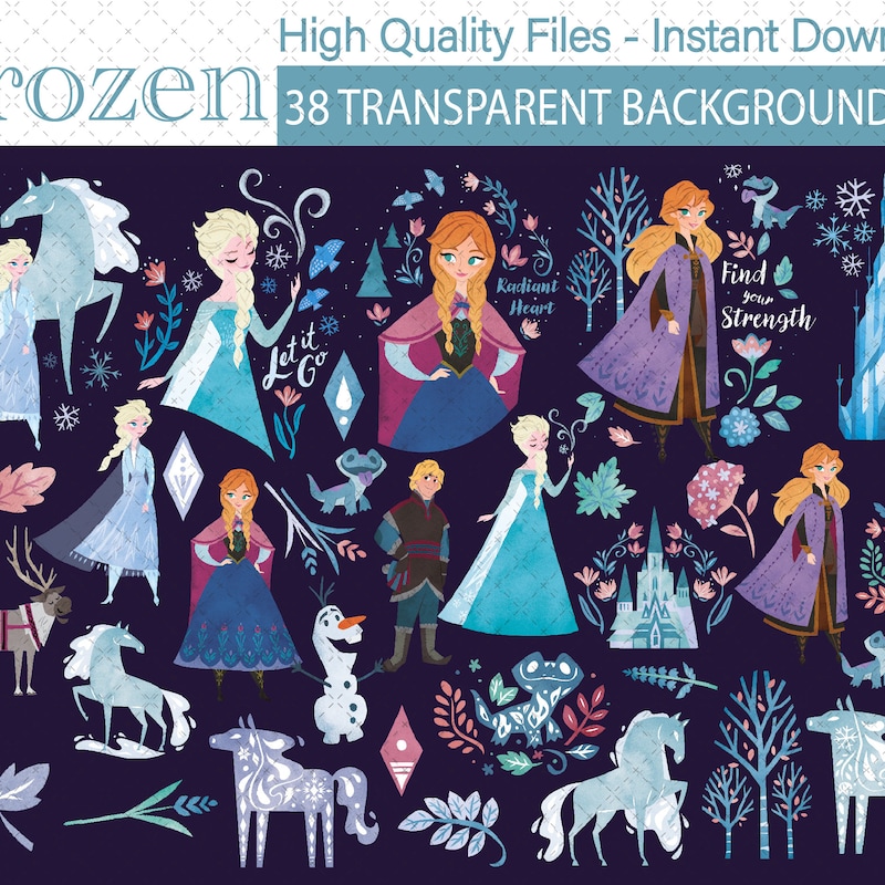 Frozen Background - Etsy