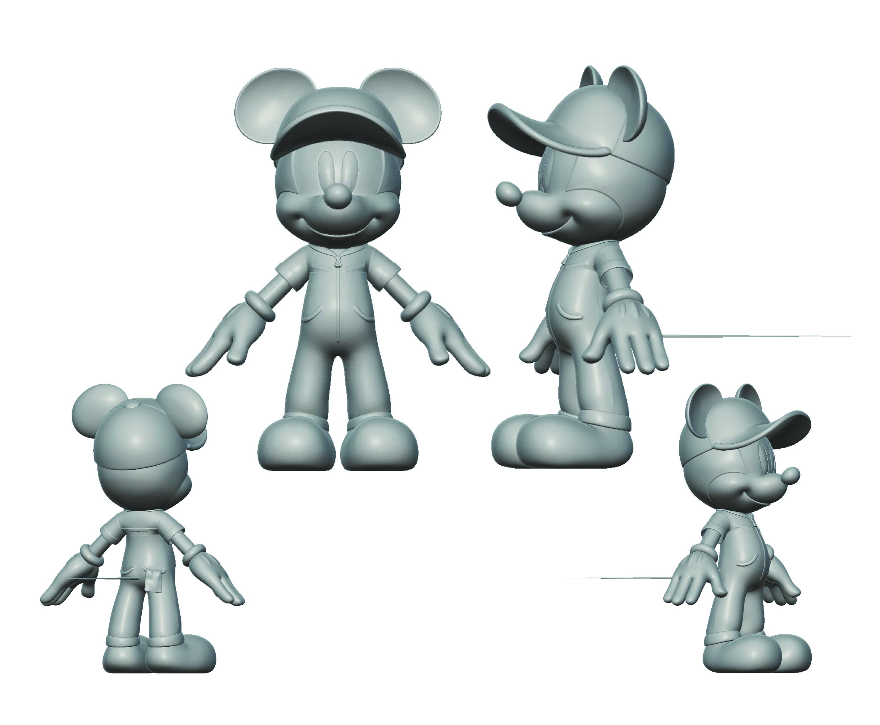 Mickeey 3D Obj File, Bonus Pack, Digital Instant Download - Etsy