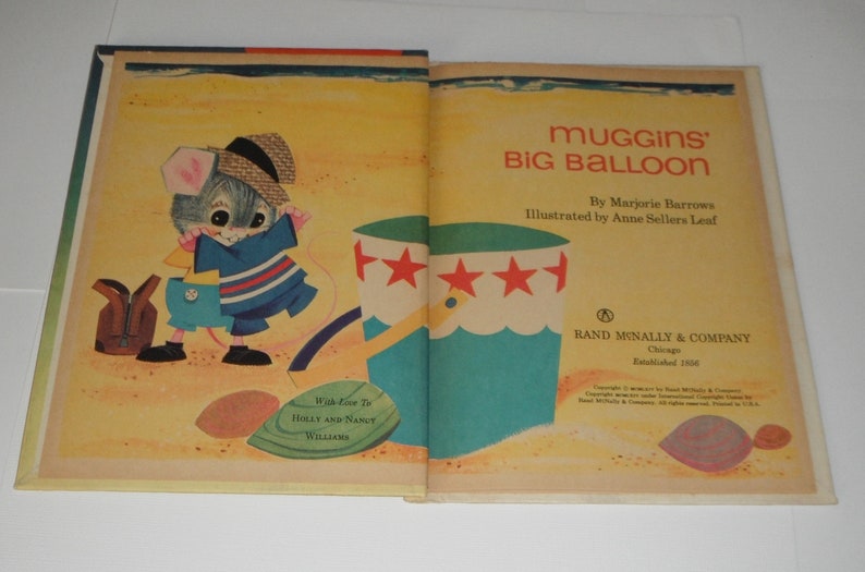 Muggins Big Balloon Vintage A Rand Mcnally Book Tip Top Elf Book - Etsy