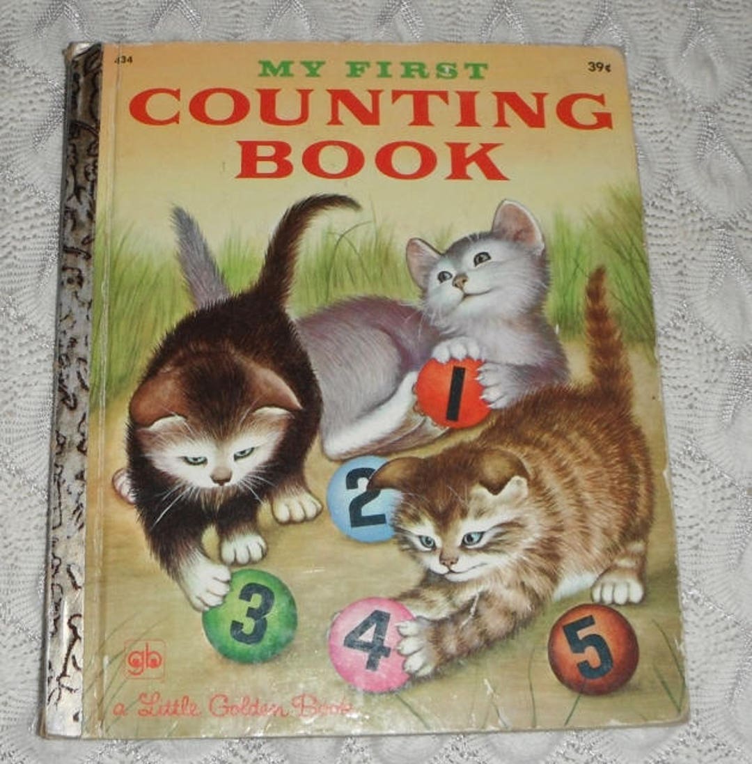 Vintage A Little Golden Book My First Counting Book by Lilian - Etsy