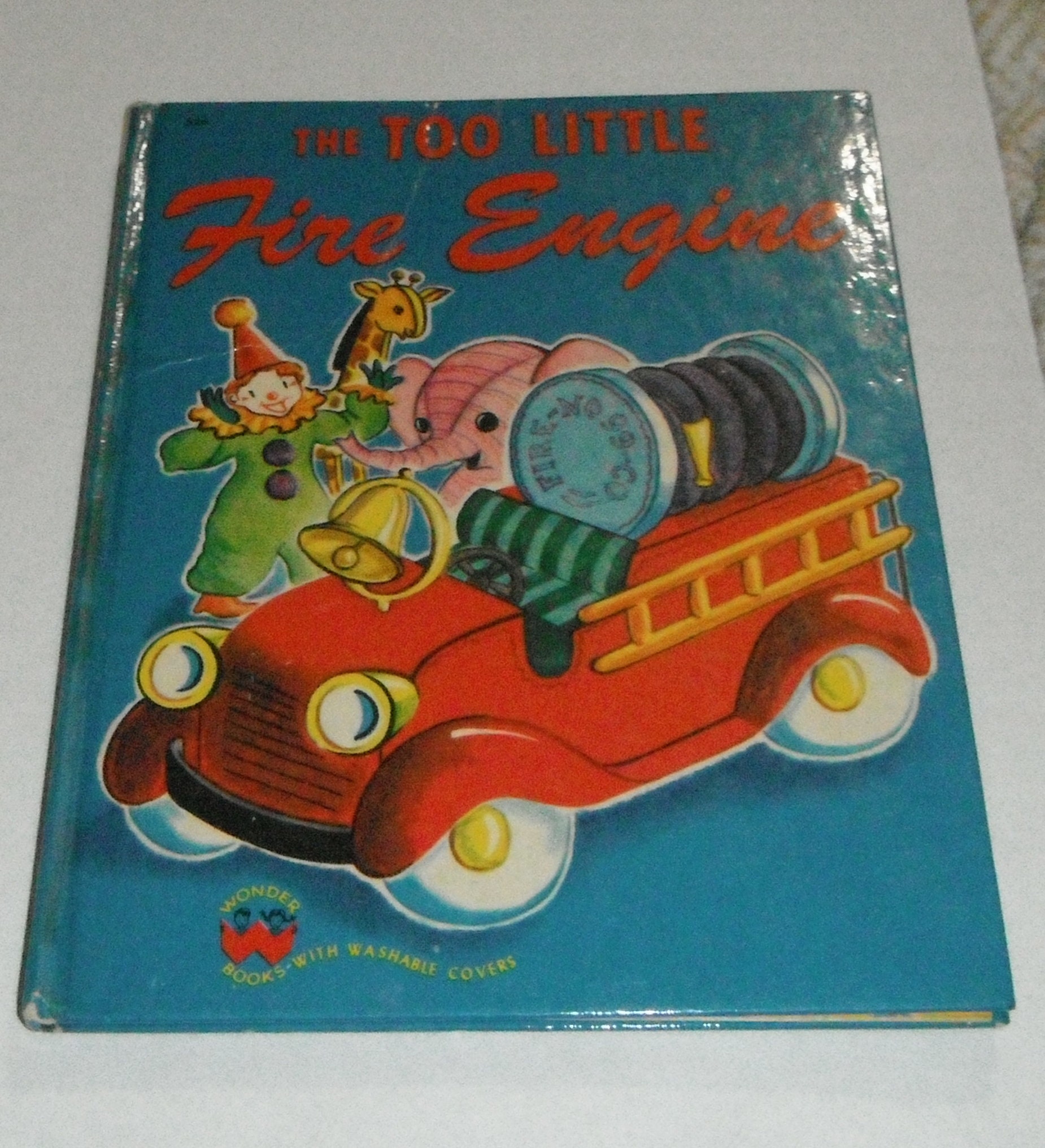 Wonder Books the Too Little Fire Engine Story and Pictures by - Etsy