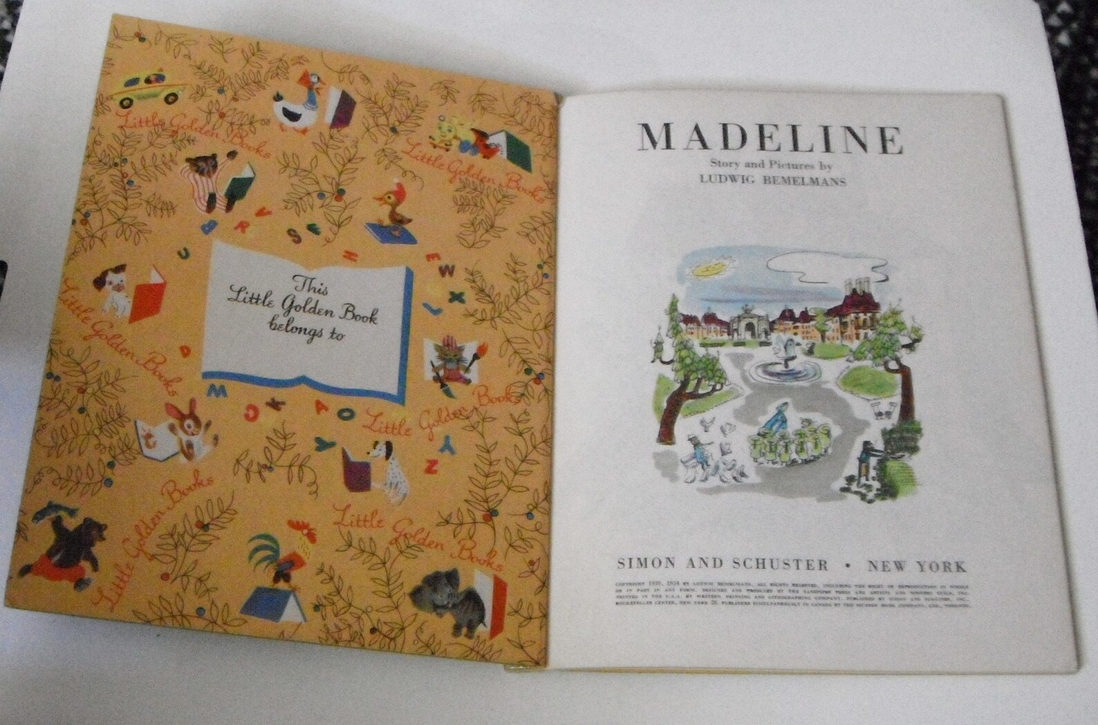 Little Golden Book Madeline Story and Pictures by Ludwig - Etsy