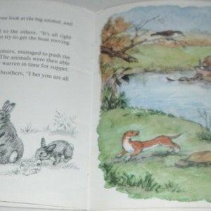 Richard Rabbit Goes Boating by Truda Mordue Vintage Softcover Book 1978 ...