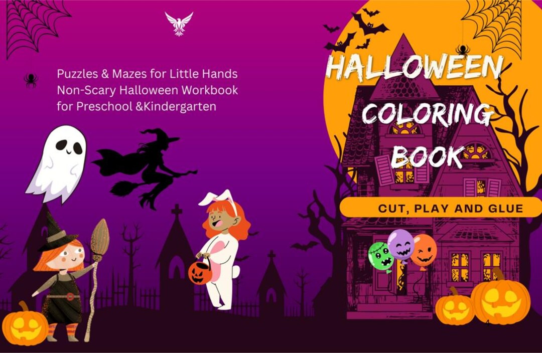 Halloween Fun Book, Activity and Learning for Preschool and ...
