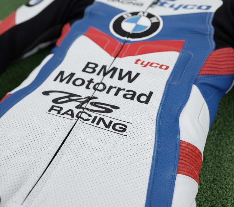 Men's Motorrad Leather Racing Suit - Cowhide Track Suit With CE Armor ...