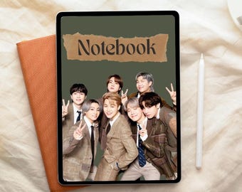 Digital Notebook KPOP BTS | ARMY, Goodnotes, Ipad, Xodo Notability, Bts ...