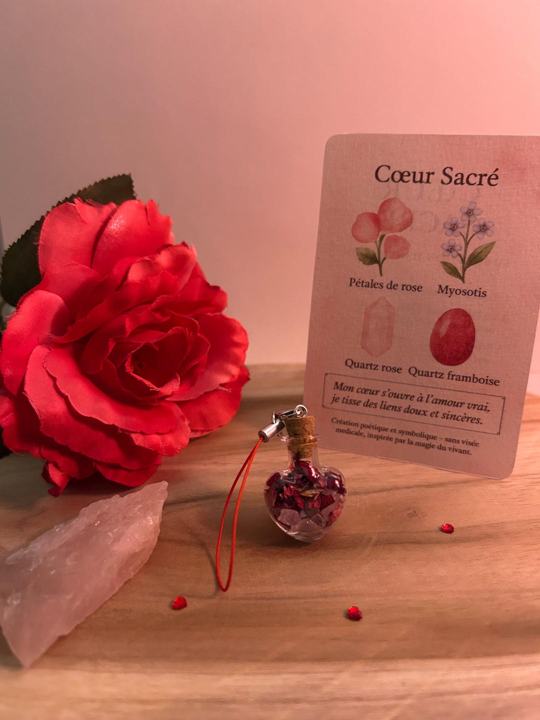 Self Love Potion – Love Spell Jar – Crystal Magic Vial – Romantic Gift ...