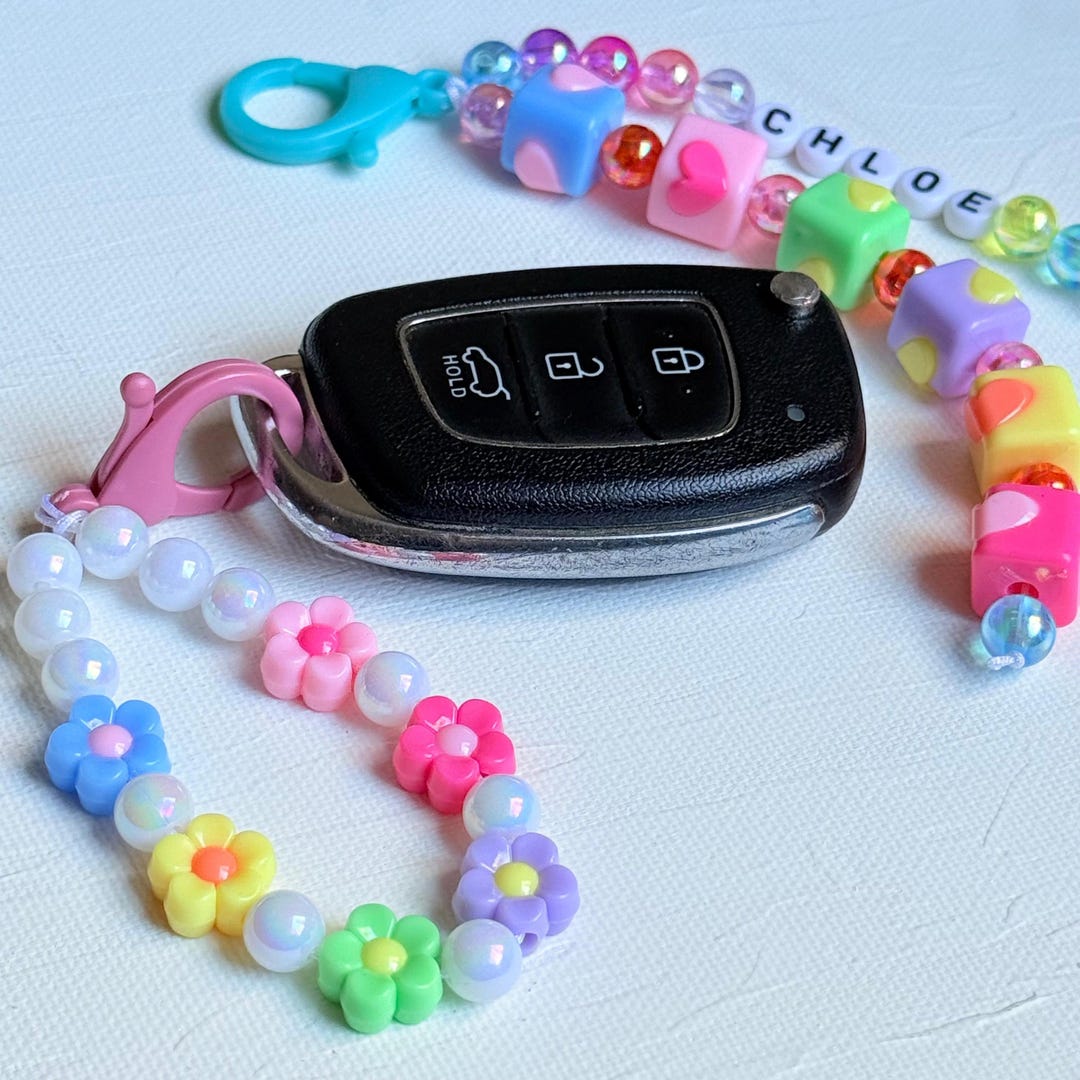 Custom Beaded Named Keychain DIY Kit – Personalized Jewelry – Bulk ...
