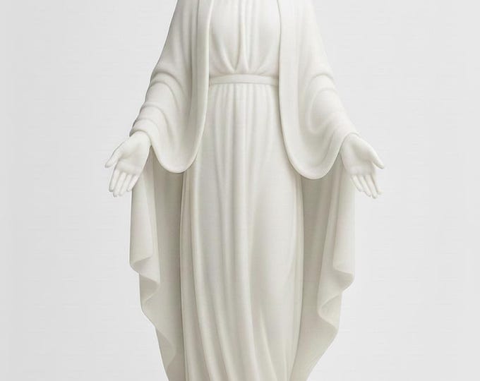 Cute Mary, Papercraft Maria, Template 3D, Home Decoration, Marie, Mary ...