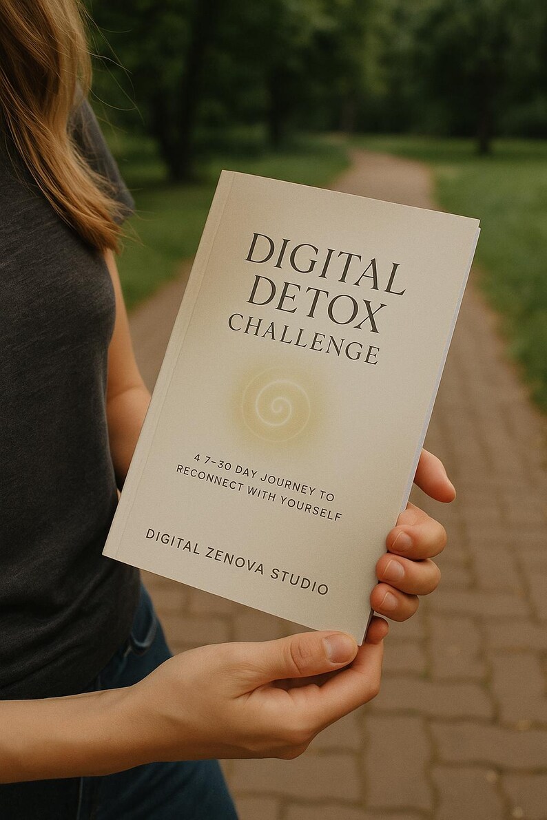 Digital Detox Challenge – 7 to 30 Day Mindfulness Screen-free Planner ...