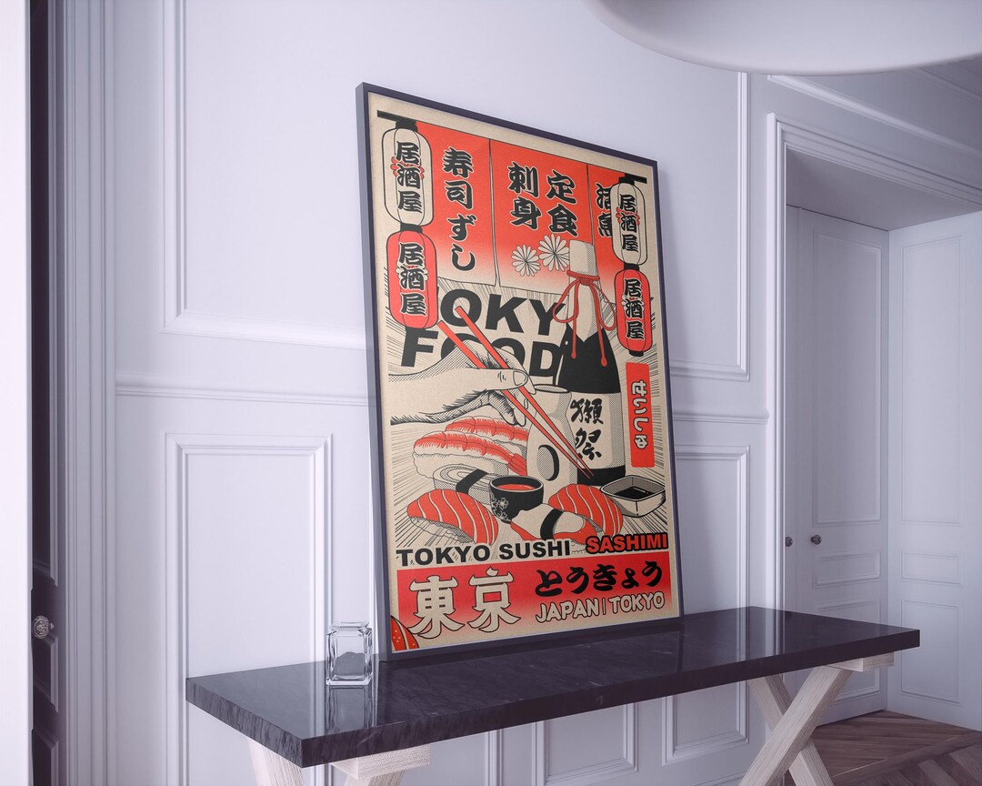 Anime Wall Art Japanese Aesthetic Poster Manga Style Print Otaku Room ...