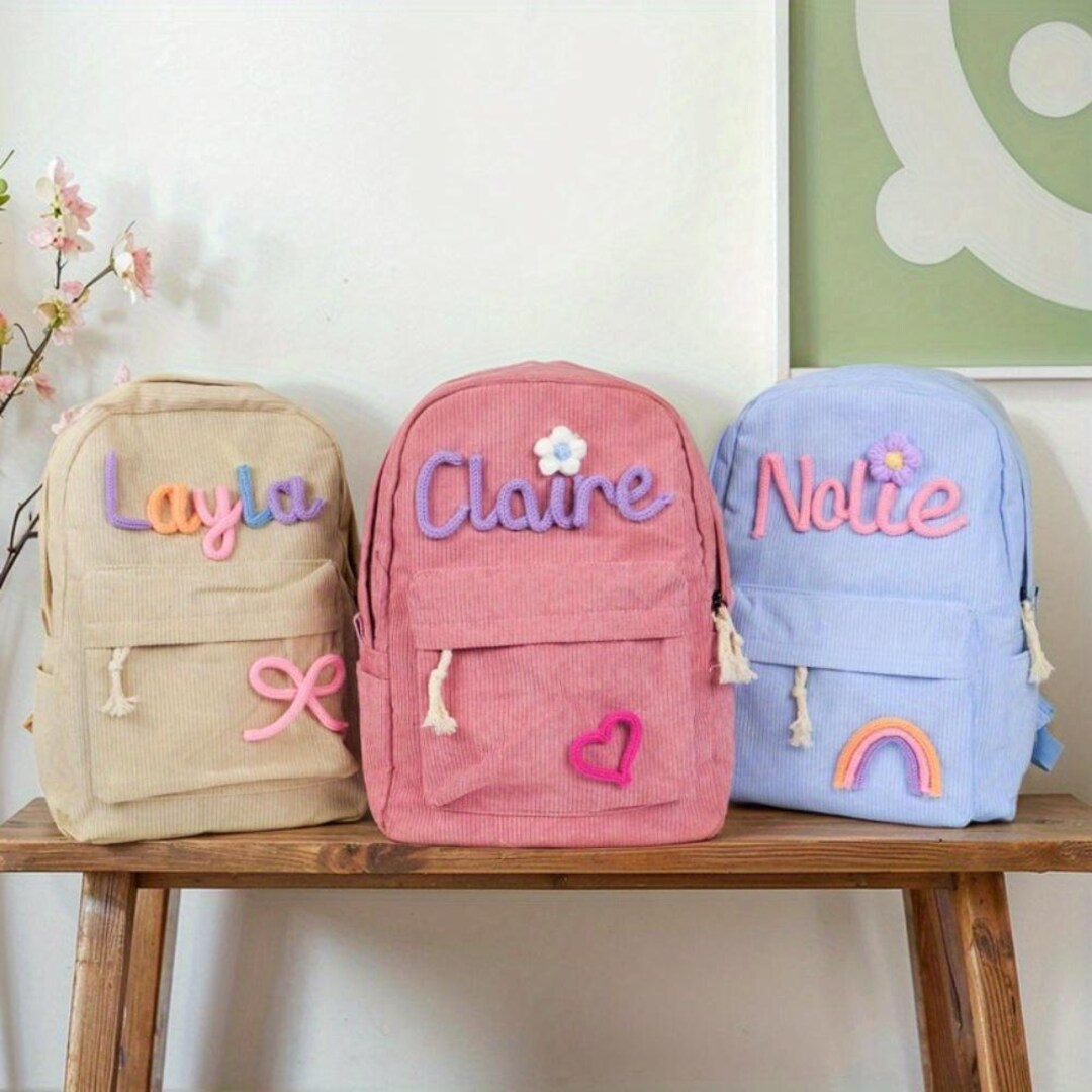 Personalized Toddler Backpack: Custom Children's Book Bag - Etsy