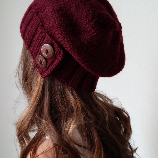 Crochet Button Hat - Etsy