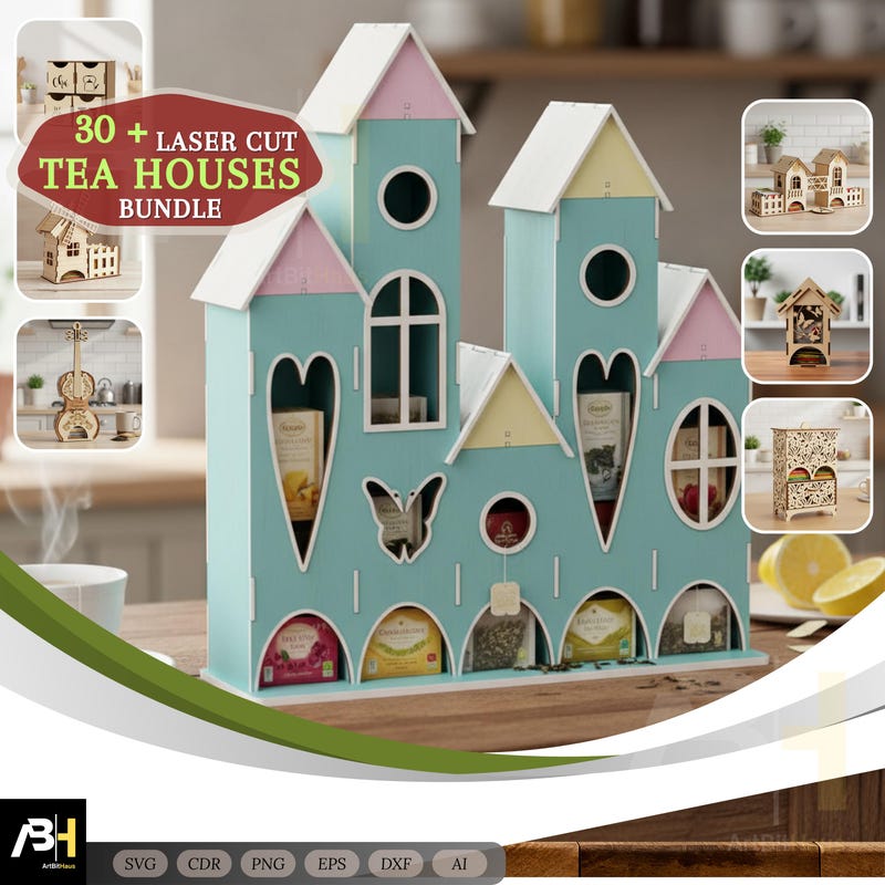 Laser Tea Bag Organizer - Etsy