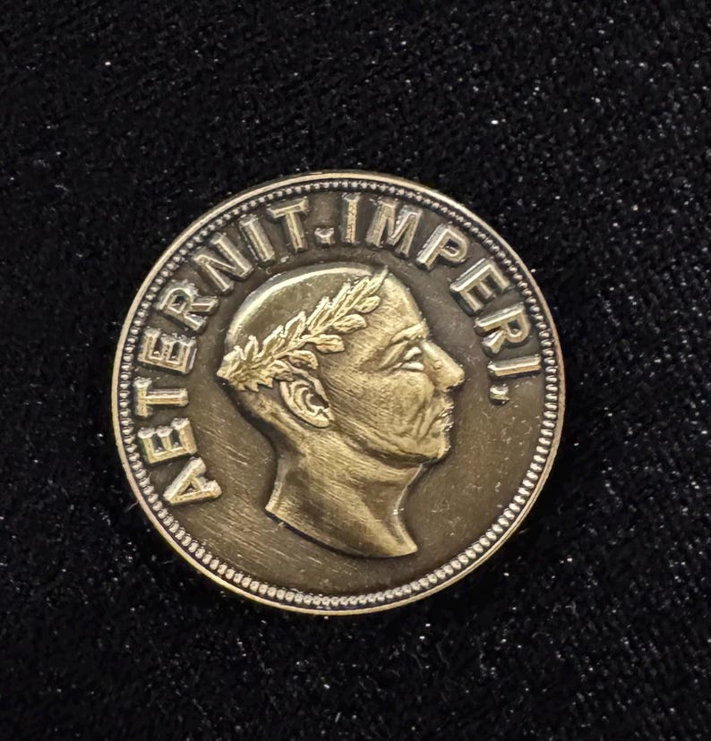 Legion Aureus - Fallout New Vegas Inspired Gold Coin - 100% Metal - Etsy