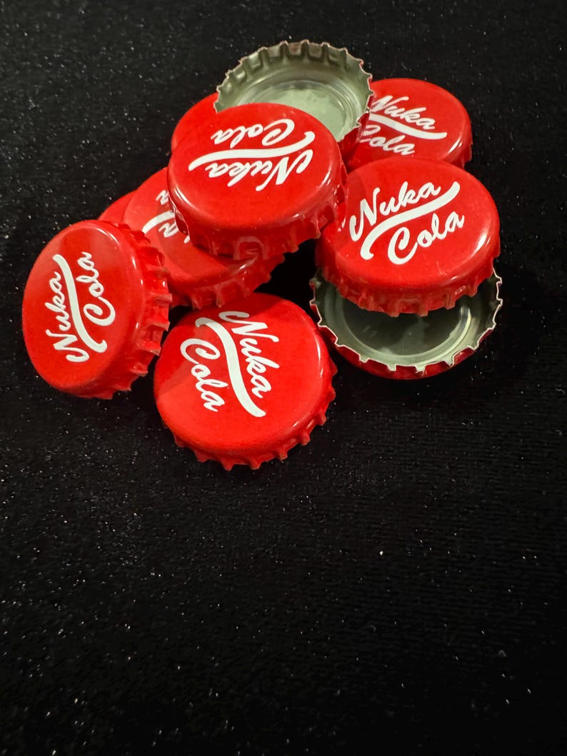 Nuka Cola Bottle Caps - Fallout - Lot of 10 - Etsy