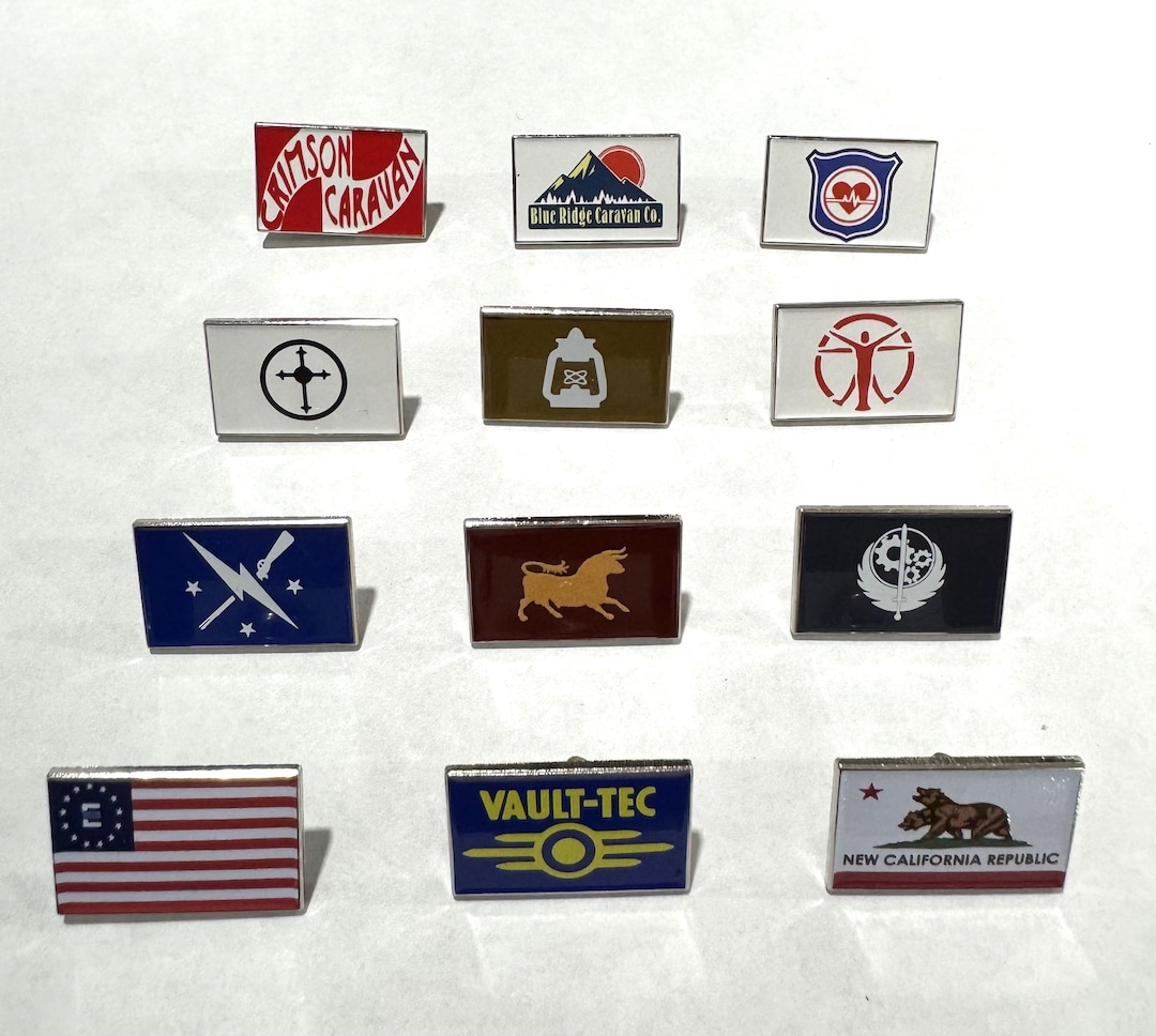 Fallout Inspired Lapel Pins - Etsy
