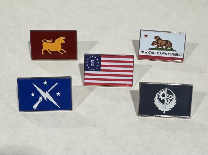 Fallout Inspired Lapel Pins - Etsy