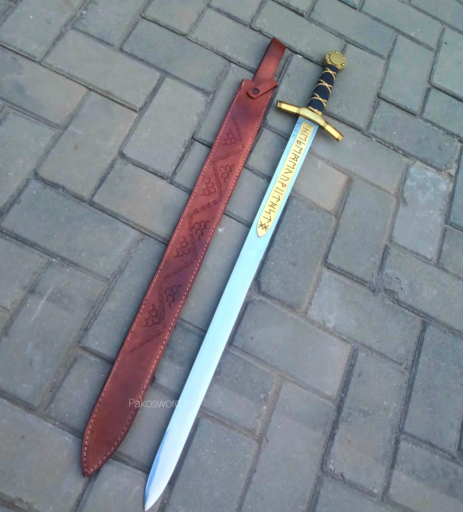 Handmade Merlin Sword: Excalibur Replica, Medieval Viking Sword - Etsy
