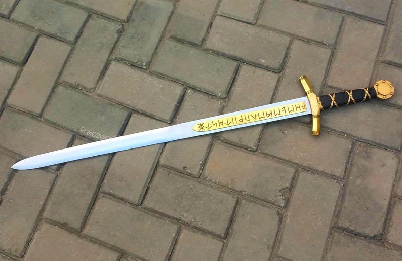 Handmade Merlin Sword: Excalibur Replica, Medieval Viking Sword - Etsy