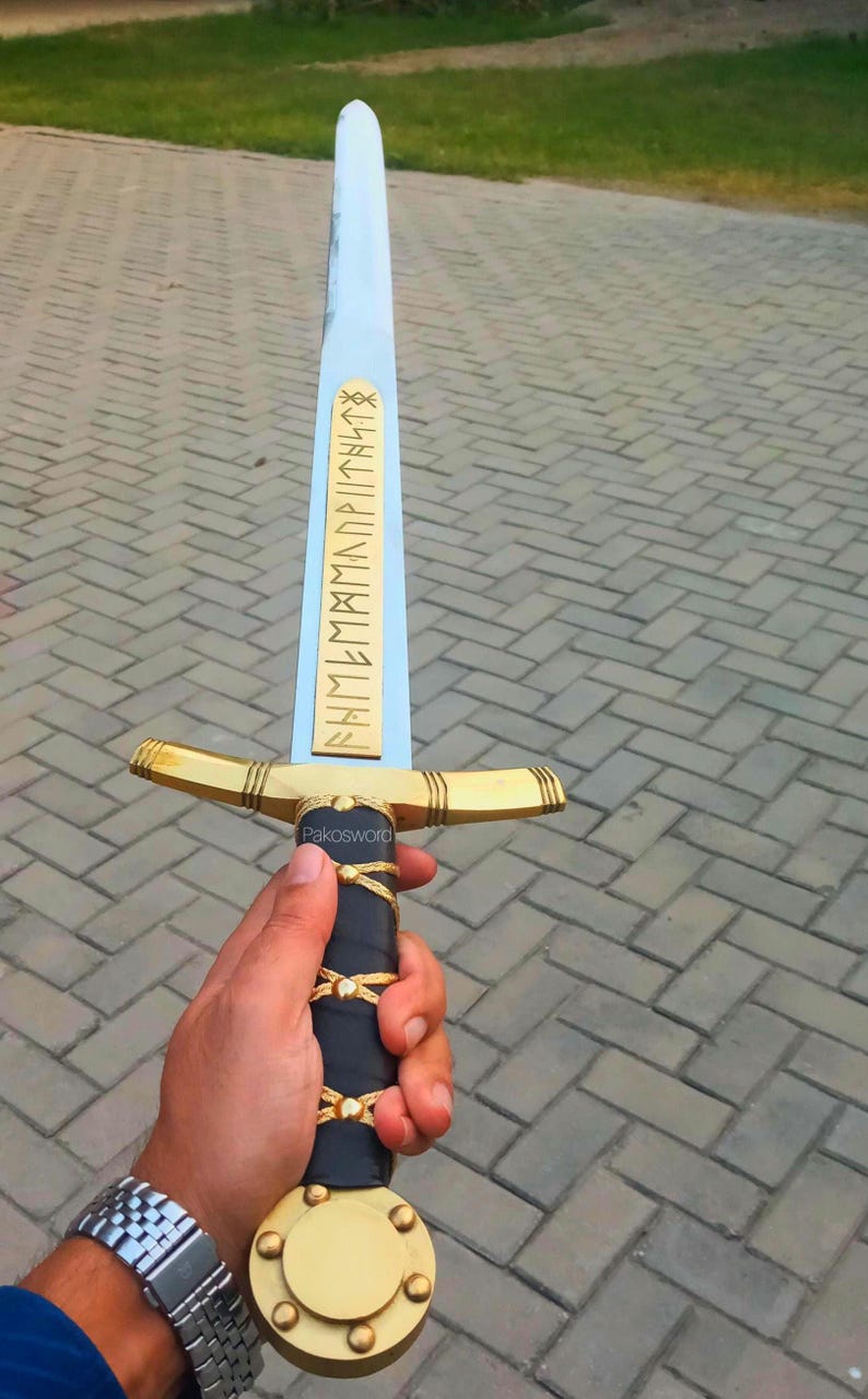 Handmade Merlin Sword: Excalibur Replica, Medieval Viking Sword - Etsy