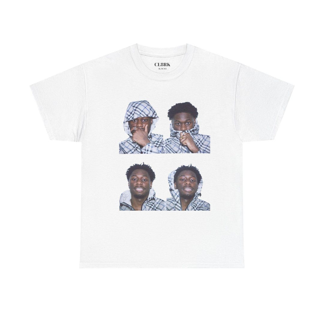 Streetwear T-shirt (y2k) Hip Hop Portraits Tiakola | Rappers Face Grid ...