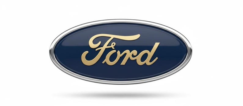 Ford Blue Emblem 4.5 Inch Oval Logo Trunk Rear/tailgate Badge 3” 3M ...