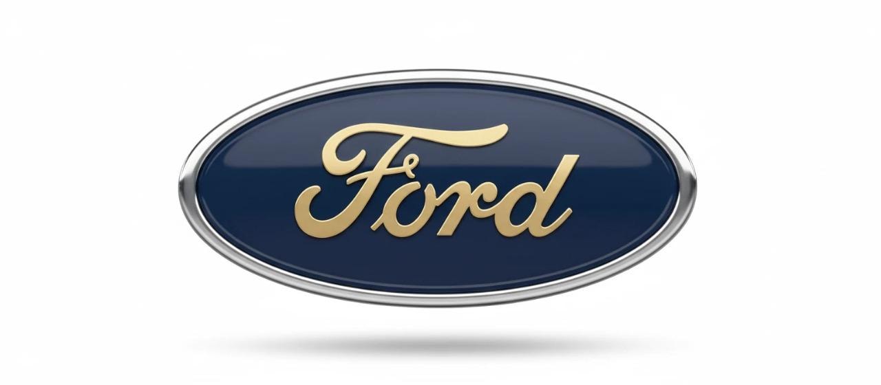 Ford Blue Emblem 3 Inch Oval Logo Trunk Rear/tailgate Badge 3” 3M Tape ...