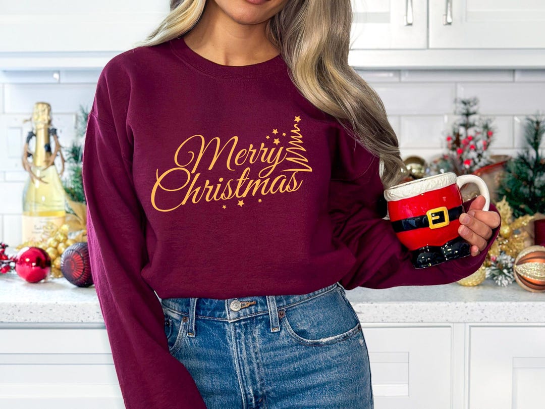 Merry Christmas HTV Iron on | DIY Heat Transfer Vinyl | Festive ...