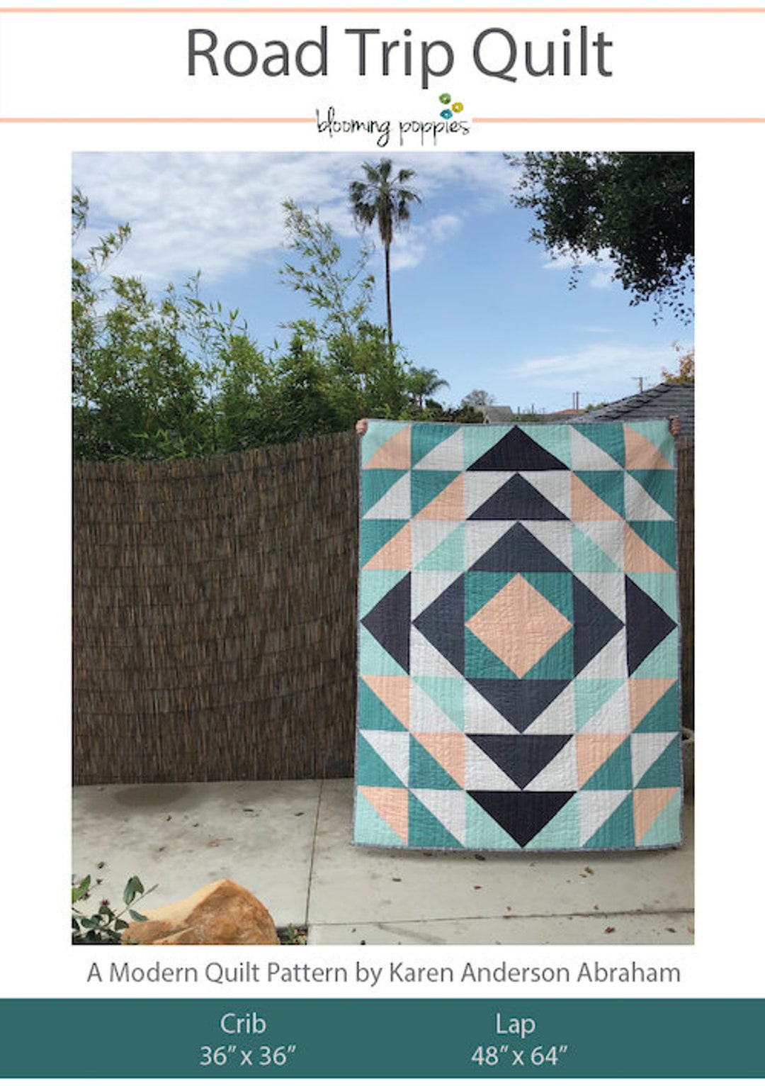 Road Trip Quilt Pattern Now With BONUS Pillow Size Option - Etsy