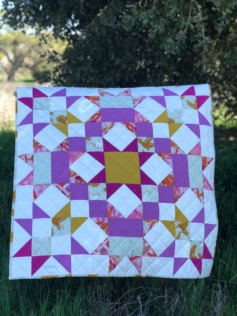 Handmade Quilt - 40" X 40" Crib Quilt With Minky Backing - Etsy