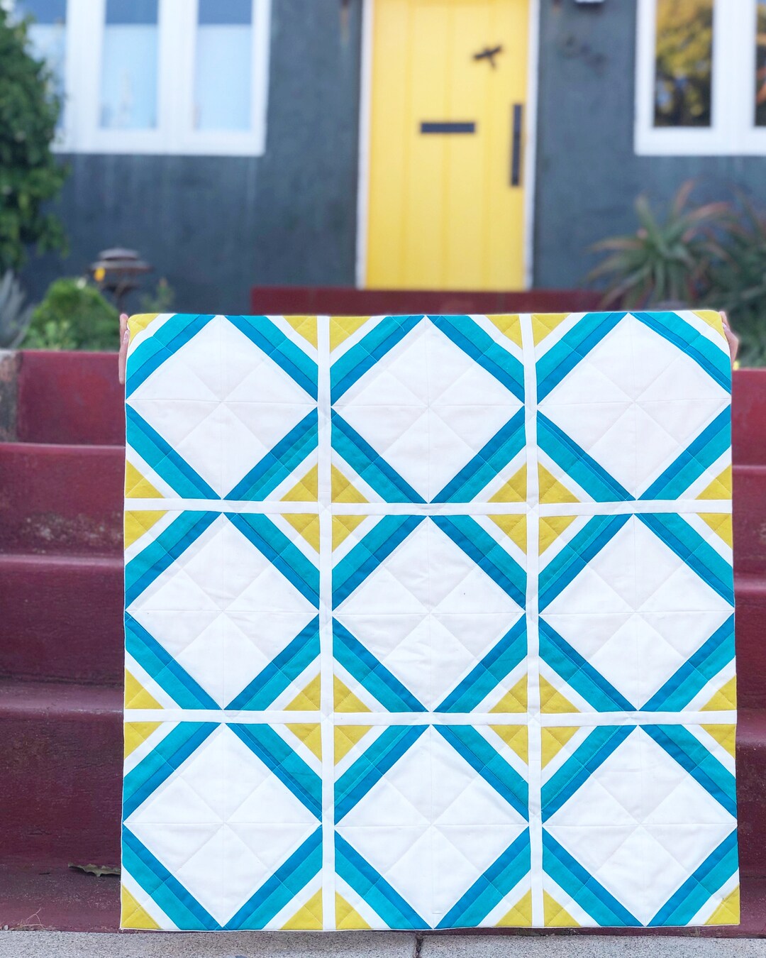 Connection Quilt Pattern A Modern Quilt Pattern Instructions for Four ...