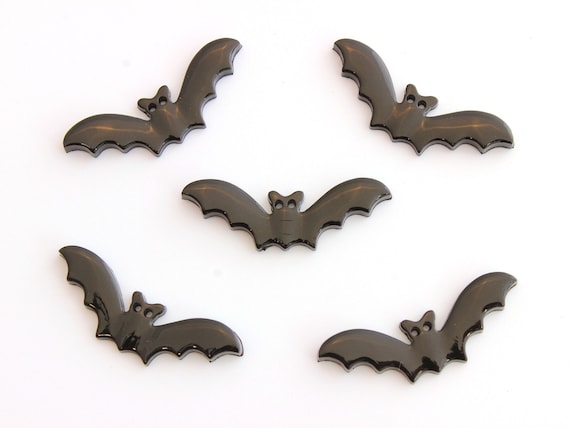 Bat Buttons Halloween Buttons Fancy Dress Sewing Supplies - Etsy