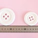 Giant White Plastic Coat Buttons: Extra Large 6.5cm, Pack of 5 - Etsy