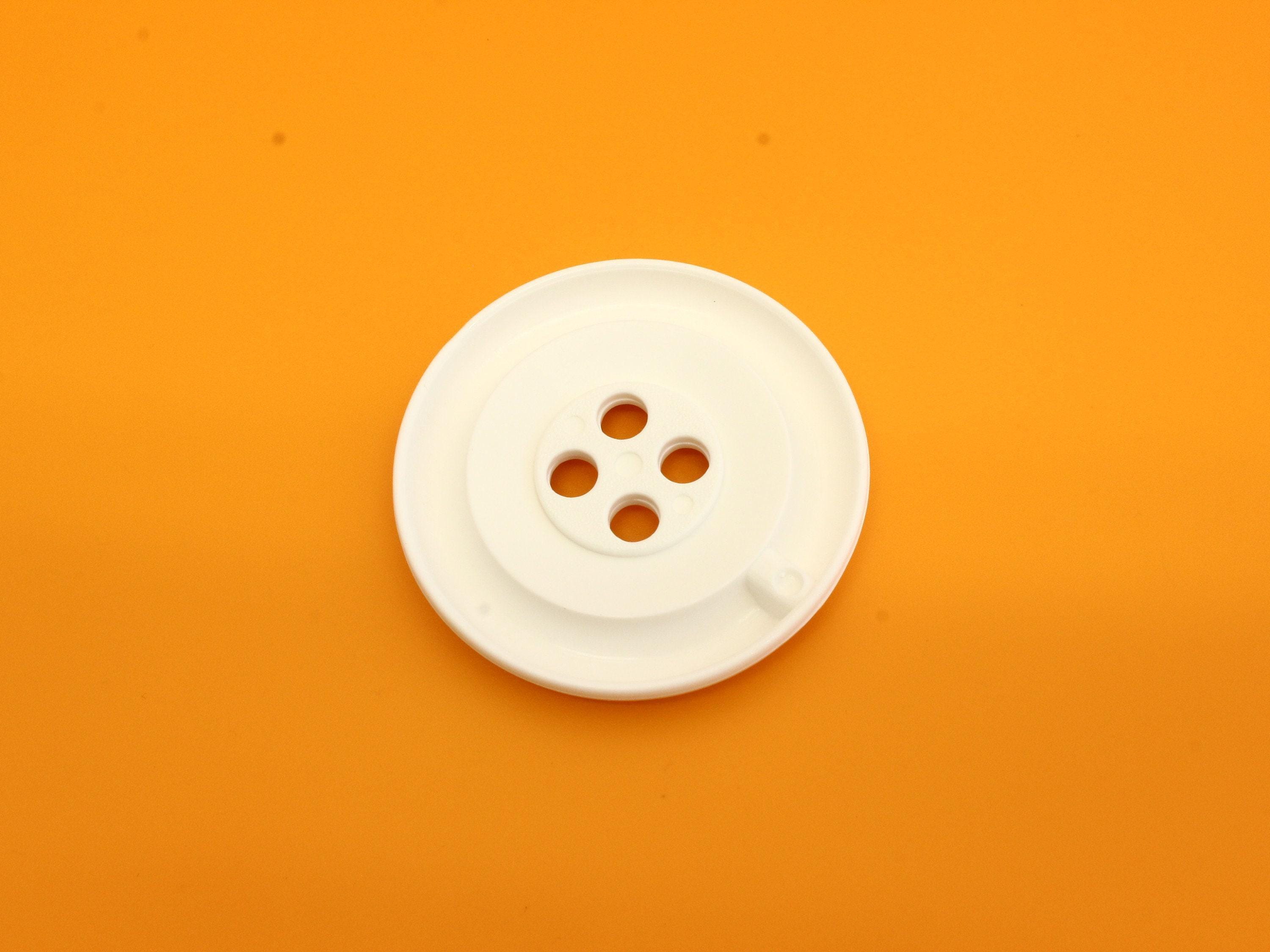 Giant WHITE Buttons, Giant Plastic Buttons 5cm, Extra Large Buttons ...