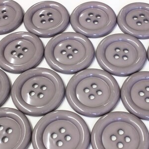 Giant Grey Buttons, Giant Plastic Buttons 5cm, Extra Large Buttons ...