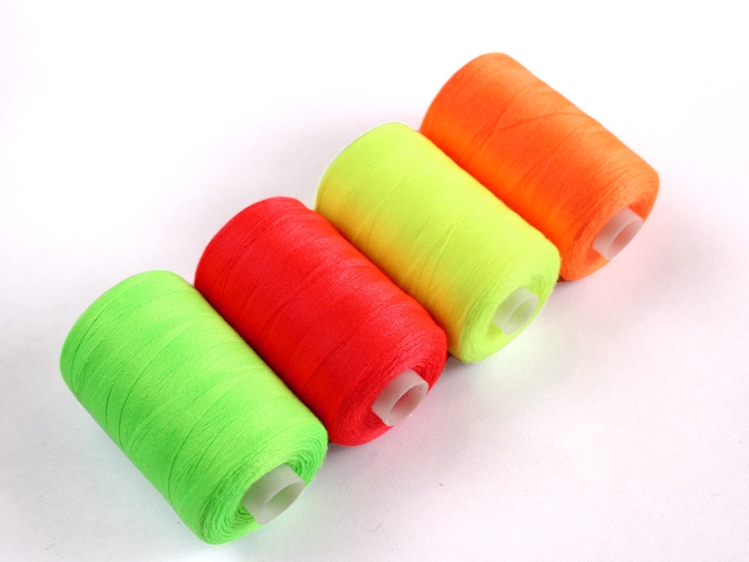 Neon Fluorescent Threads, Sewing Threads,bright Sewing Threads, Flo ...