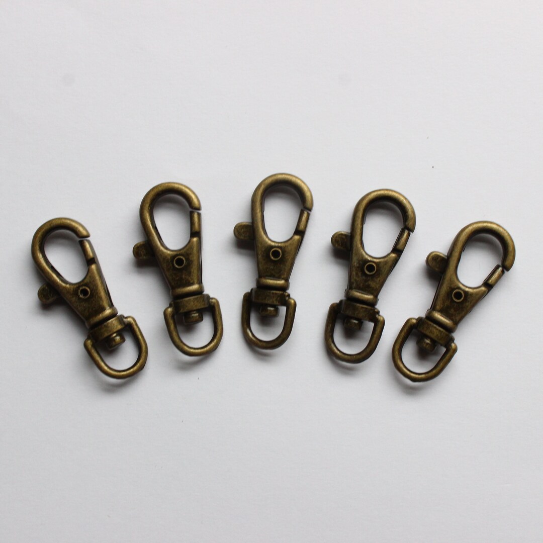 Mini Swivel Snap Hooks Antique Brass 10mm Bag Strapping - Etsy
